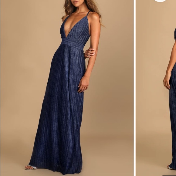 Lulus | Dresses | Nwt Lulus Navy Sparkle Dress | Poshmark